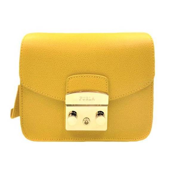 Furla | Bags | Furla Metropolis Mini Chain Leather Shoulder Handbag ...
